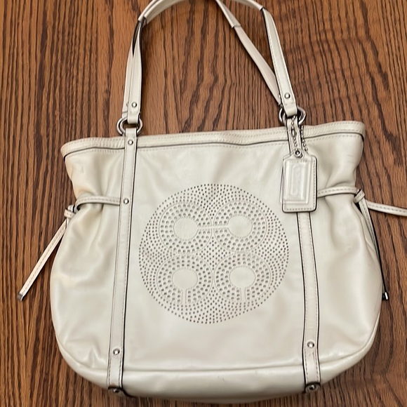 Coach | Bags | Coach Audrey Andie Perforated Signature Shoulder Bag ...